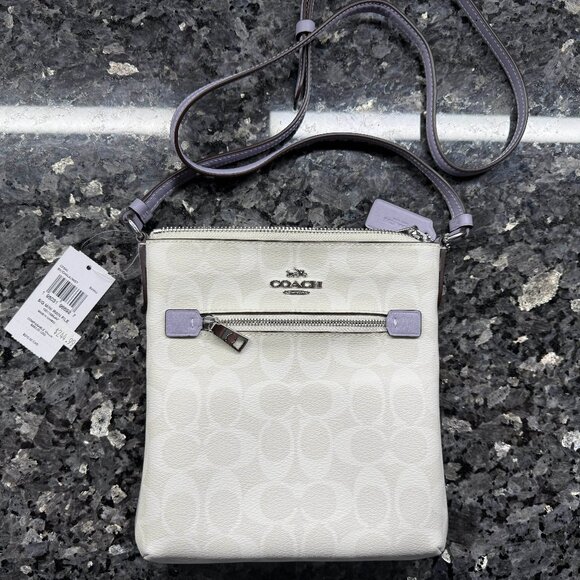 Coach | Bags | Nwt Coach Mini Rowan File Bag In Signature Leather ...